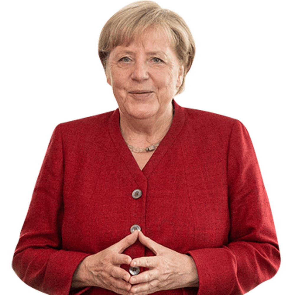 Angela Merkel (Red Blazer) Half Body Buddy Cutout - Walmart.com