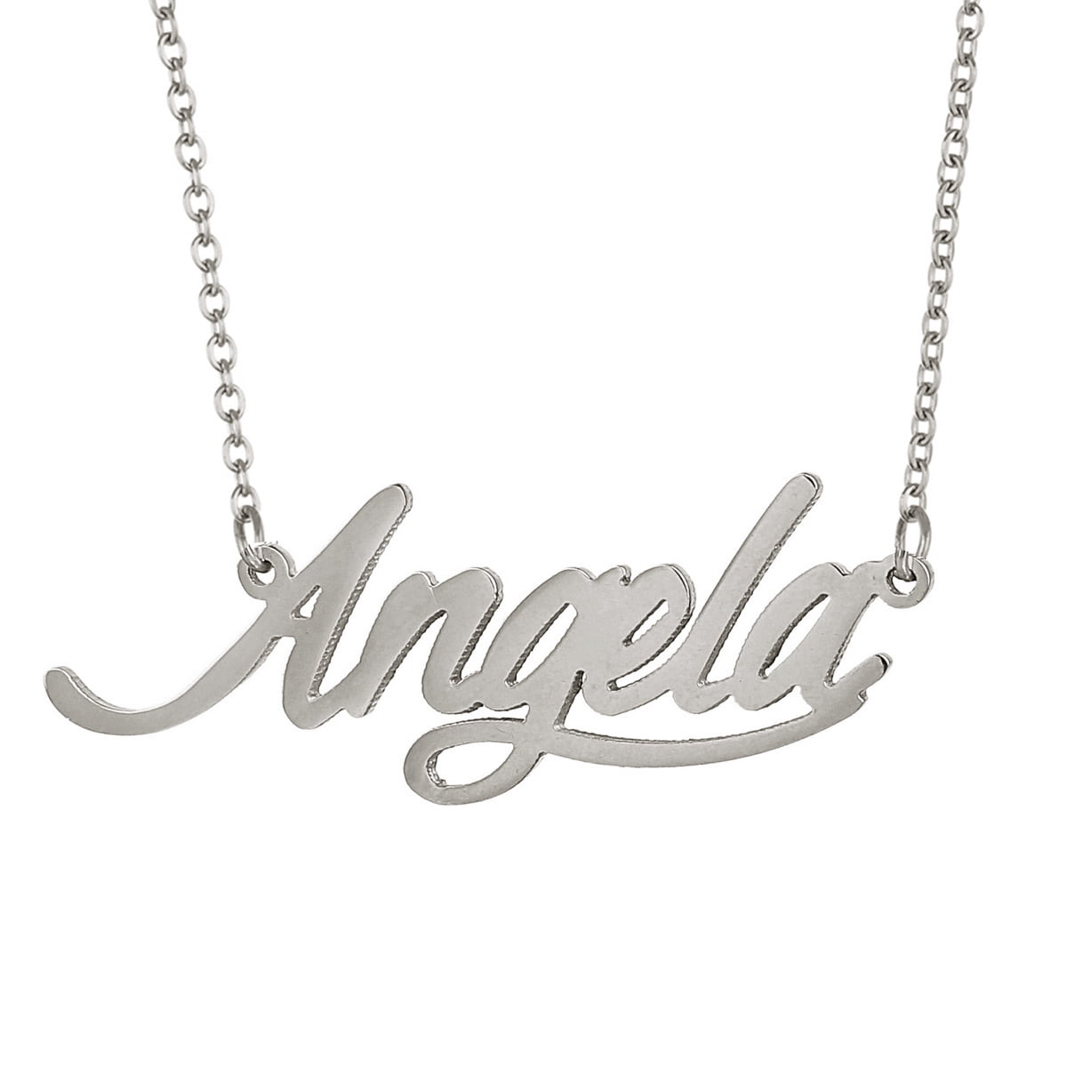 Angela Name Necklace Novelty Stainless Steel Jewlery Graduation Gifts ...