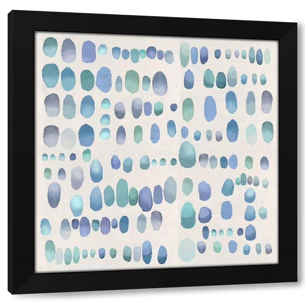 Angela Perry 26x26 Black Modern Wood Framed Wall Art Titled - Playful ...