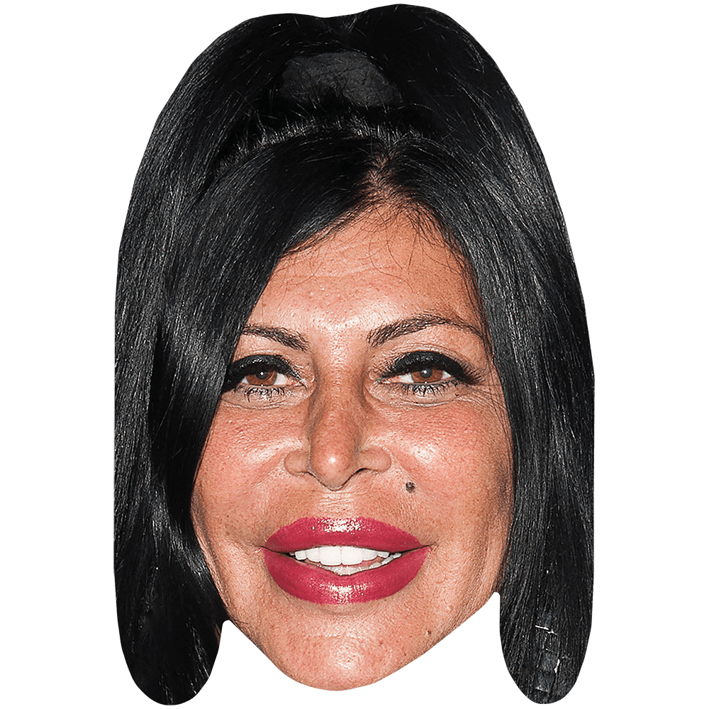 Angela Raiola (Lipstick) Celebrity Mask, Flat Card Face, Fancy Dress ...