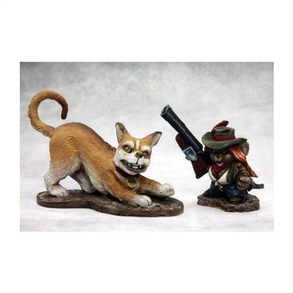 Reaper Miniatures Angela and Scooter - Mousling Cowgirl and Trusty ...