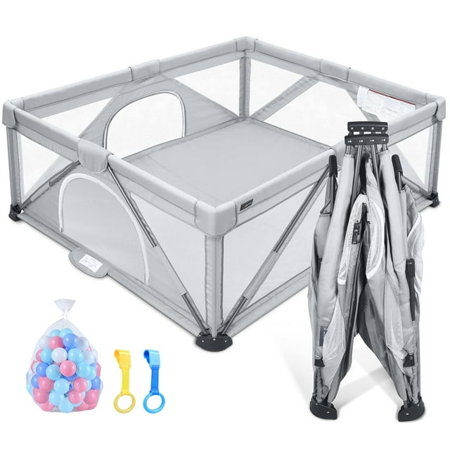 "Angelbliss Kids Playpen: Foldable, Indoor & Outdoor Activity, Portable ...