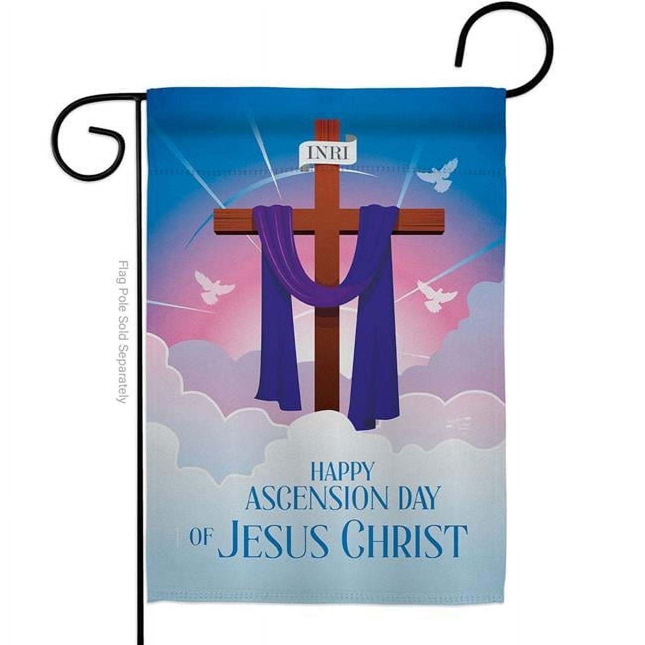 Angeleno Heritage G130429-BO 13 x 18.5 in. Happy Asgension Religious ...