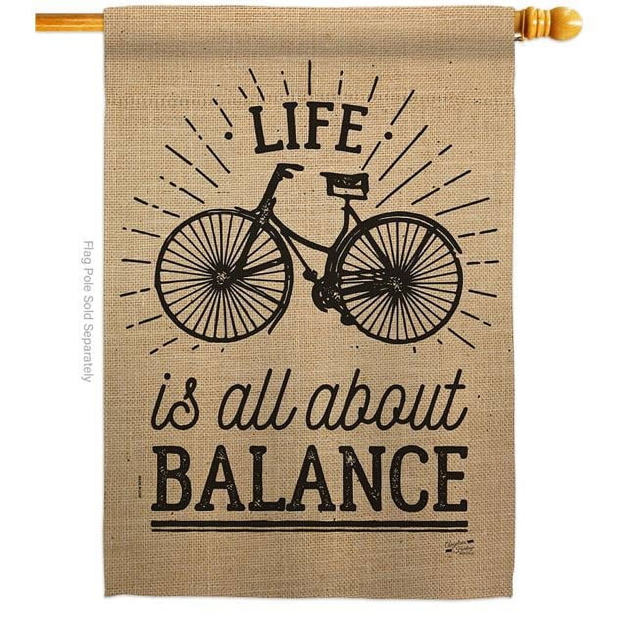 Angeleno Heritage H137117-BO Life Is All About Balance Sports Cycling ...