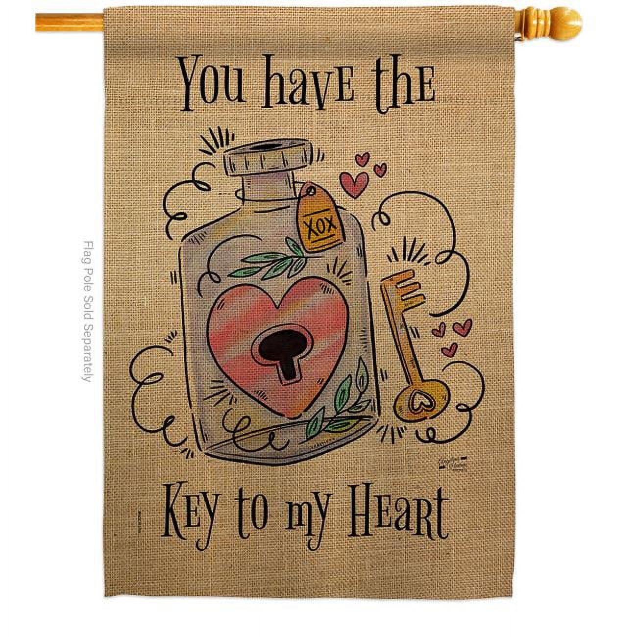 Angeleno Heritage Key of My Heart Springtime Valentine Double-Sided ...