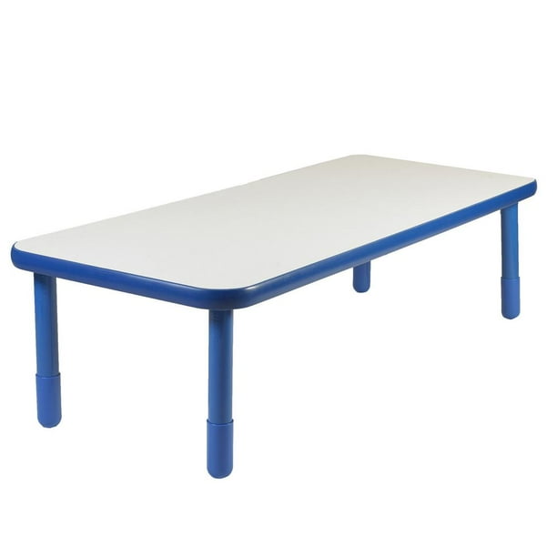 Angeles BaseLine® 72" x 30" Rectangular Table - Royal Blue with 20 ...