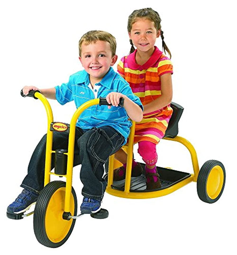 Angeles MyRider Tandem Bike Yellow Perfect for Two Riders Ages 3 ...