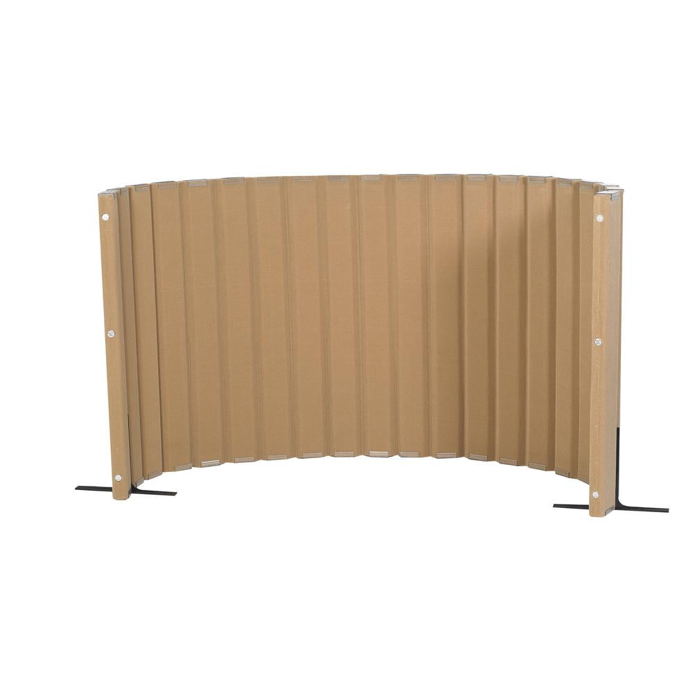 Angeles Quiet Divider® with Sound Sponge® 48" x 10' Wall - Natural Tan ...
