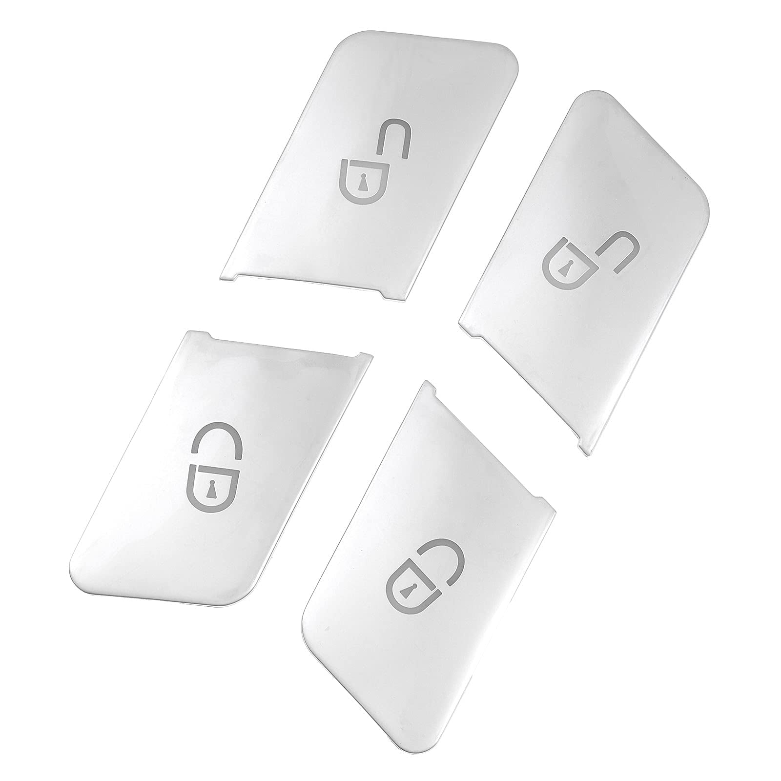 Angelguoguo Car Door Lock SSF20 Unlock Buttons Sequins Decoration Cover ...