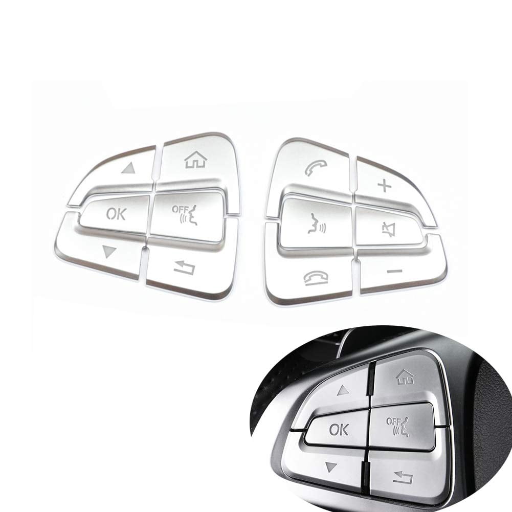 Angelguoguo Car Steering Wheel DHF10 Buttons Trim Cover Sticker for ...
