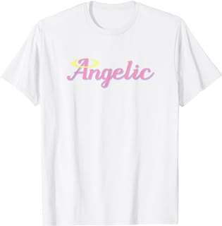 Angelic Aesthetic Soft Girl E-Girl Teen Girls Angel Women T-Shirt ...