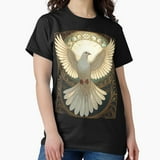 Angelic Dove Funny Vintage Art Nouveau Vector H5798 T-Shirt, for Men ...