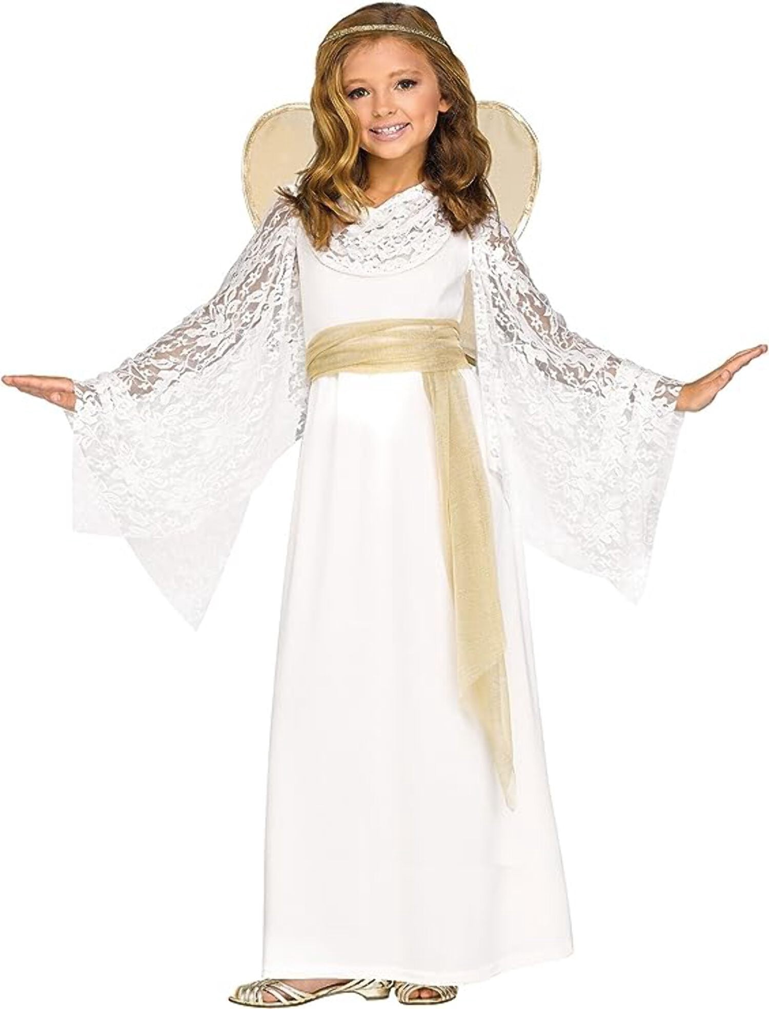 Little Heavenly Angel Angelic Miss Girl's Costume Medium 8-10 - Walmart.com
