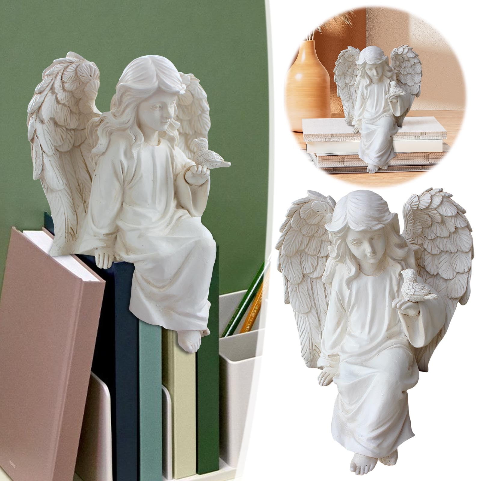 Angelic Resin Garden Statue for Home Decor, American Style Courtyard ...