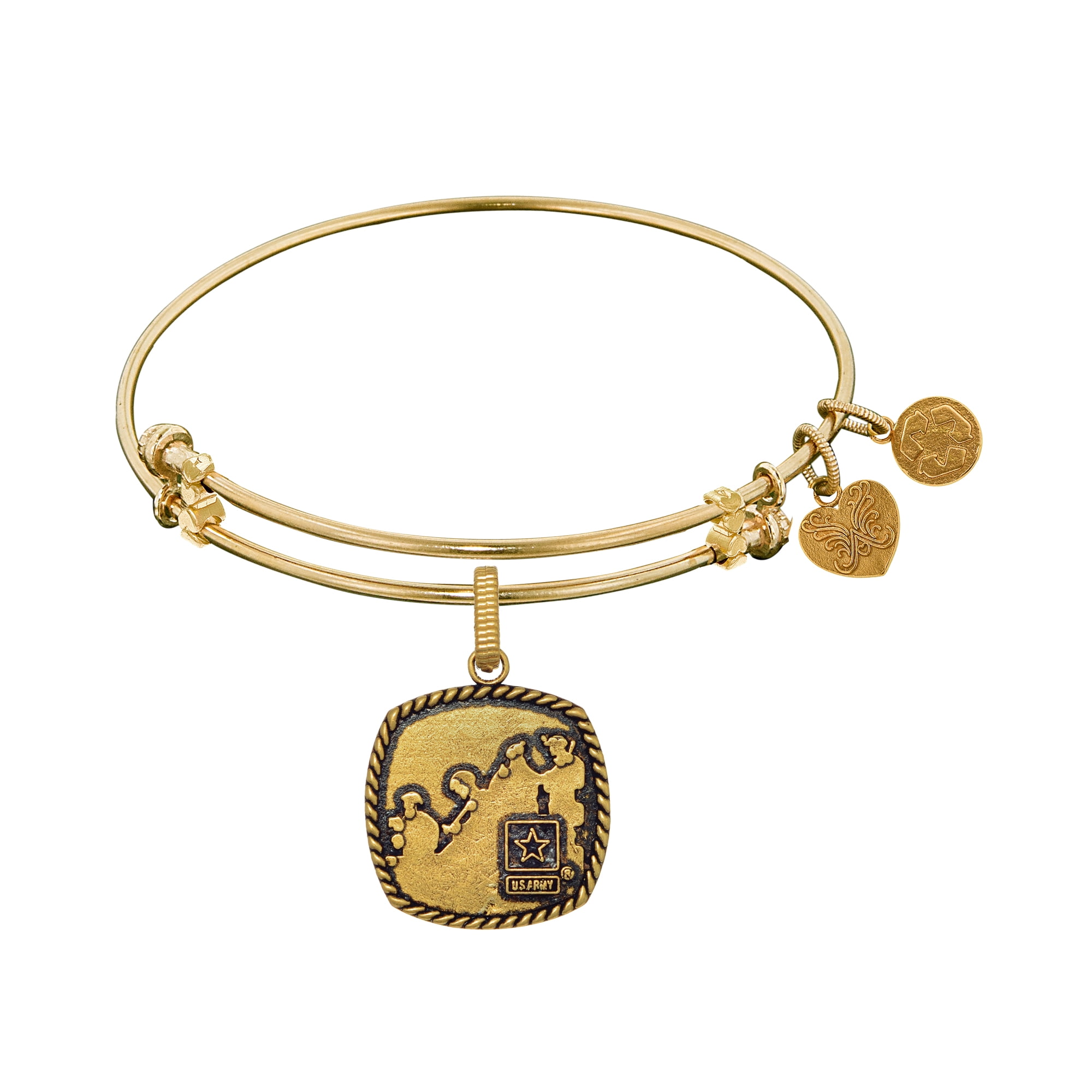 Angelica Collection Brass with Yellow Finish U.S. Army Silhouette ...