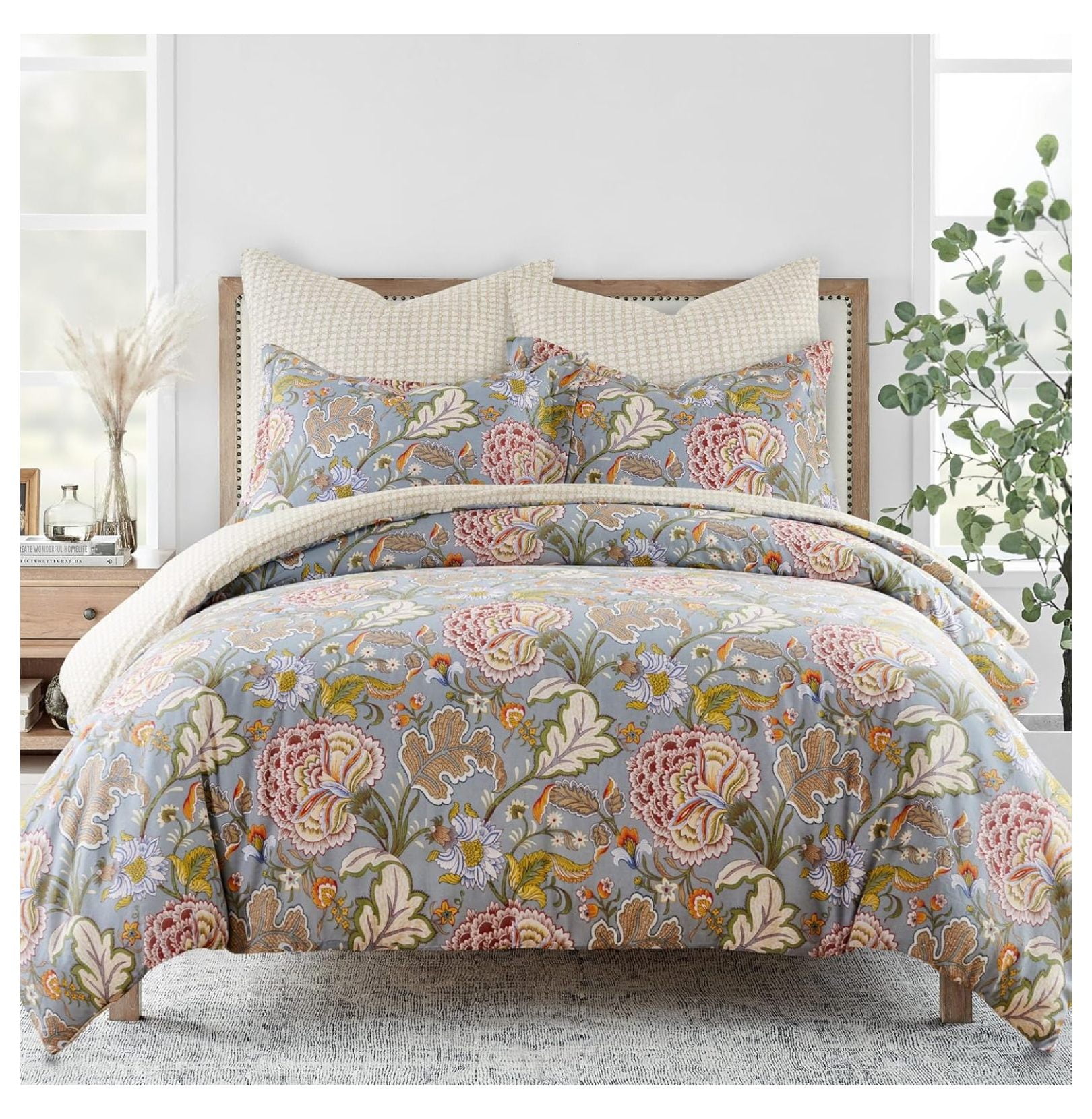 - Angelica Comforter Set - Full/Queen Comforter + Two Standard Pillow ...