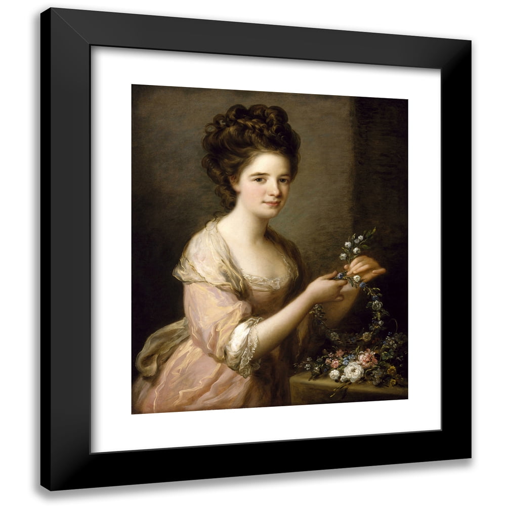 Angelica Kauffmann 12x14 Black Modern Framed Museum Art Print Titled ...