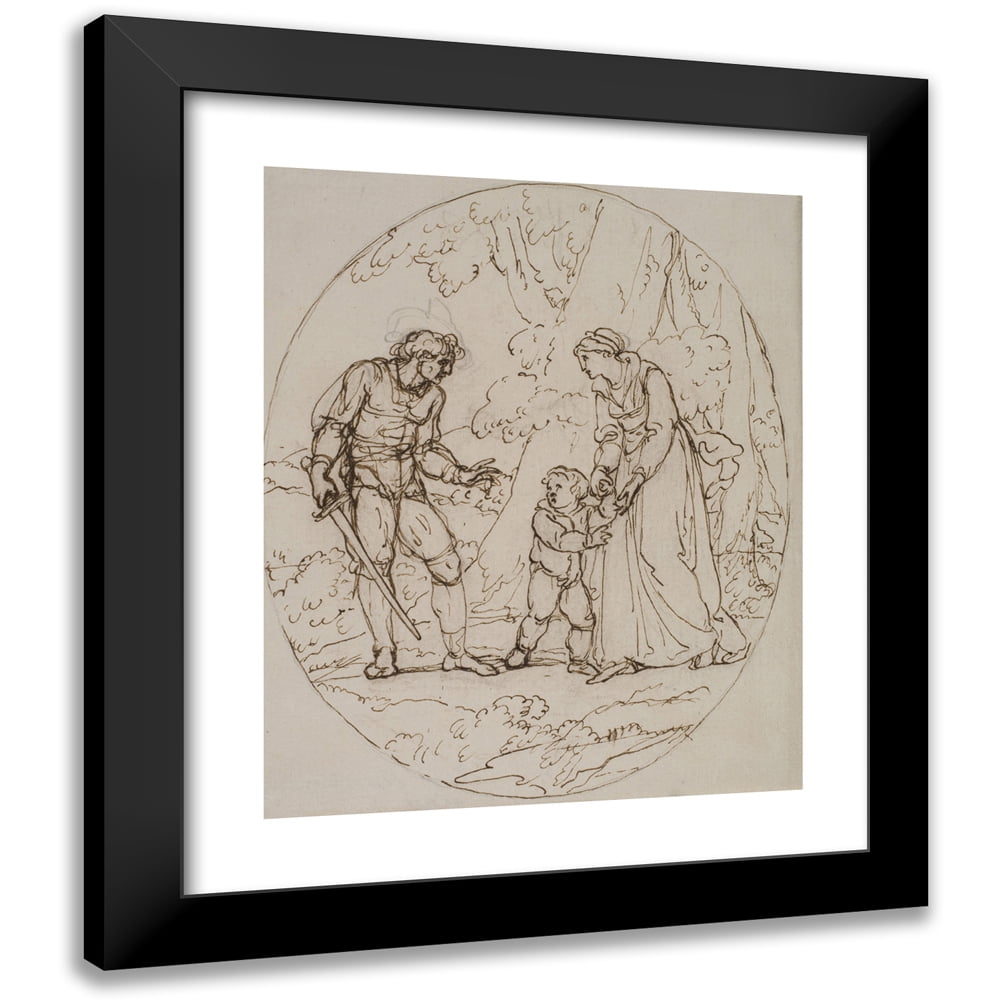 Angelica Kauffmann 15x18 Black Modern Framed Museum Art Print Titled ...