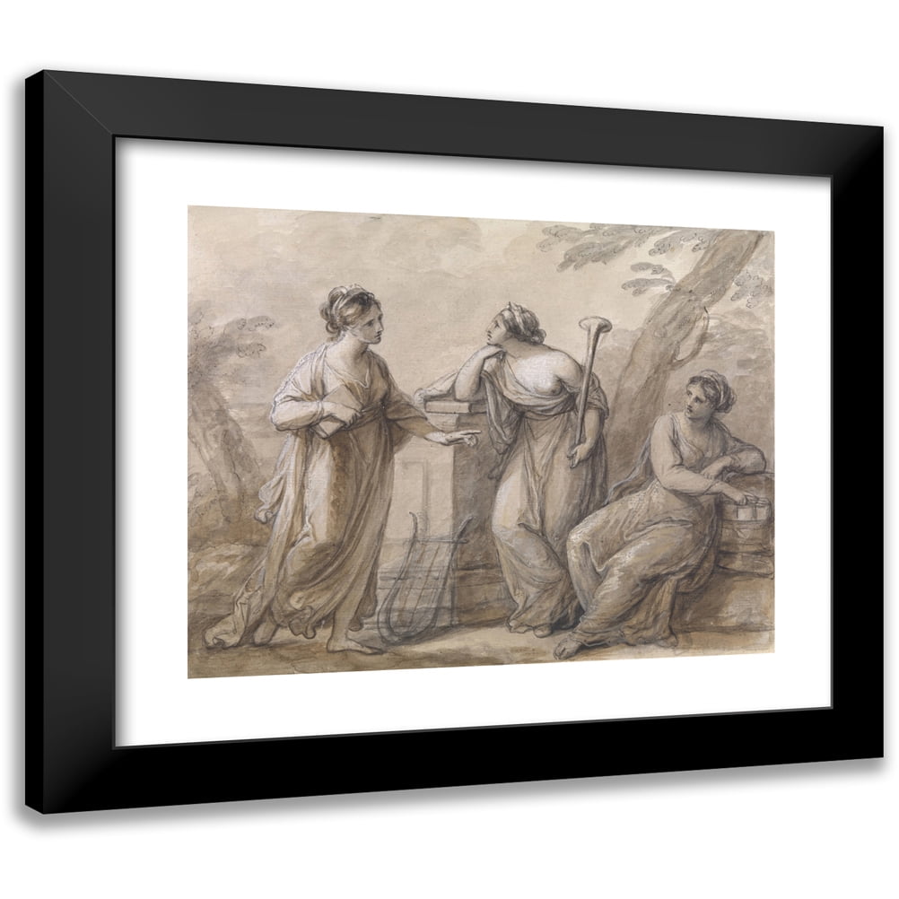 Angelica Kauffmann 18x15 Black Modern Framed Museum Art Print Titled ...