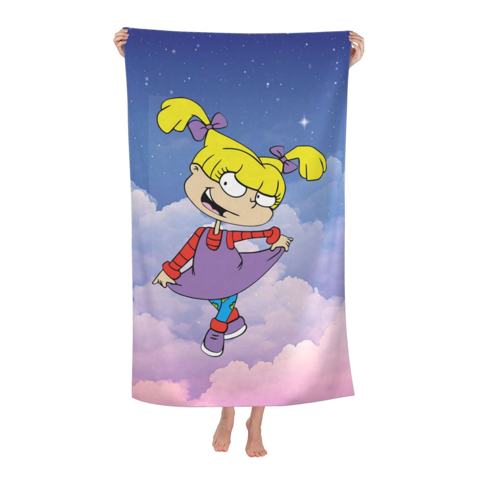 Angelica Pickles Rugrats Bath Towel Microfiber Soft Absorbent Beach ...