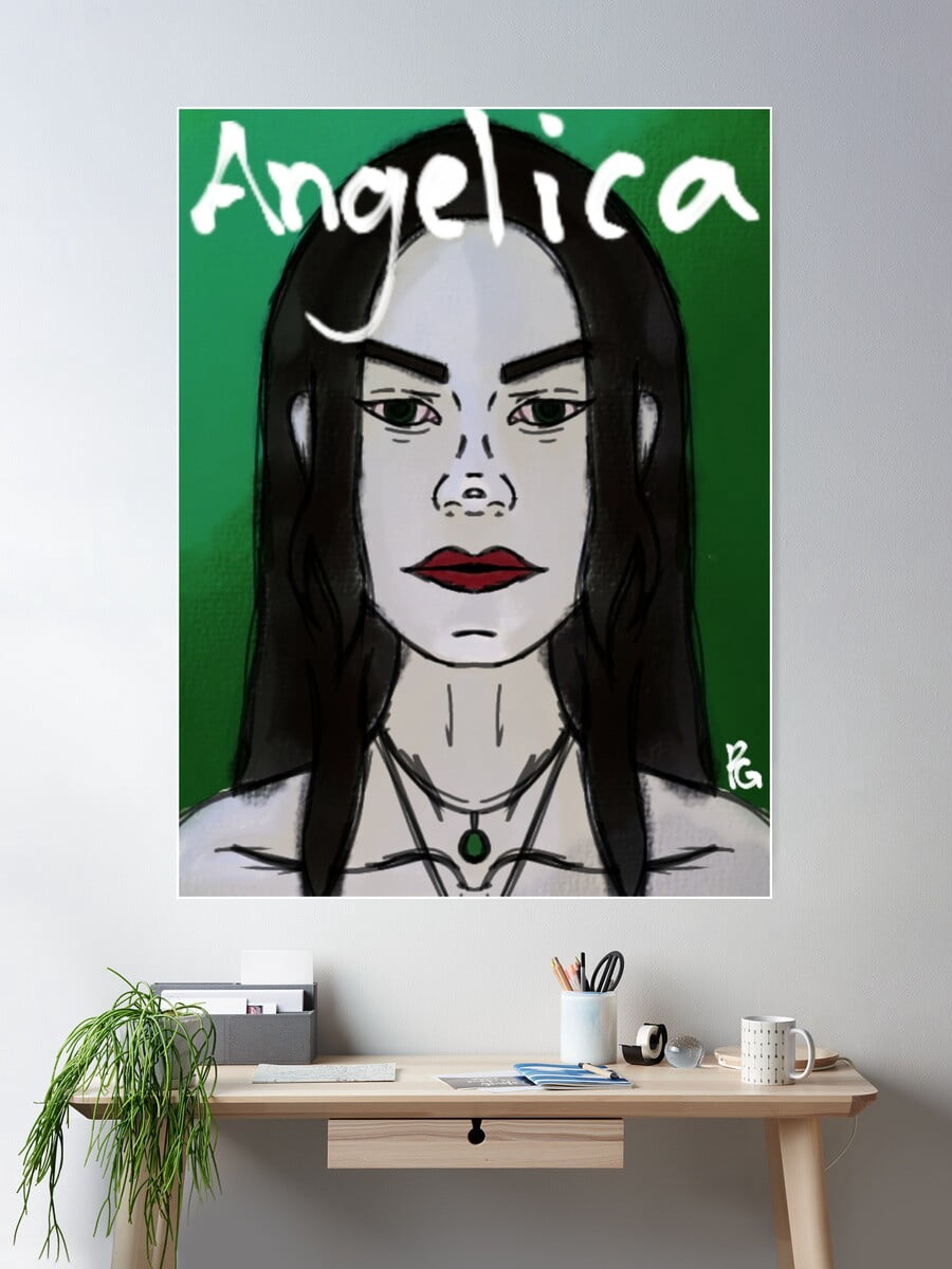 Angelica Poster Wall Art, Modern Wall Decor For Living Room Bedroom ...