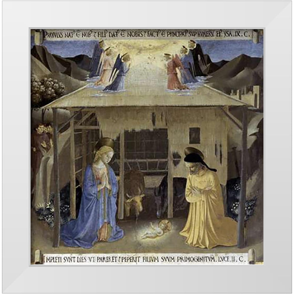 Angelico, Fra 12x12 White Modern Wood Framed Museum Art Print Titled ...