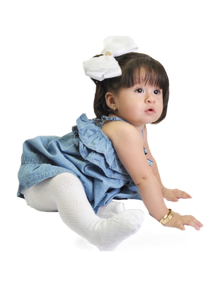 Angelina Baby's Lace Tiered Rhumba Tights (6-Pack) - Walmart.com