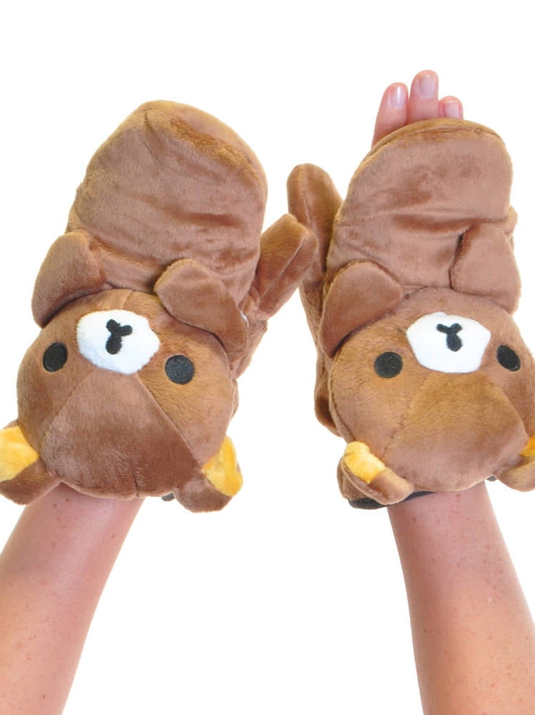 Angelina Convertible Plush Animal Mittens (1-Pack) - Walmart.com
