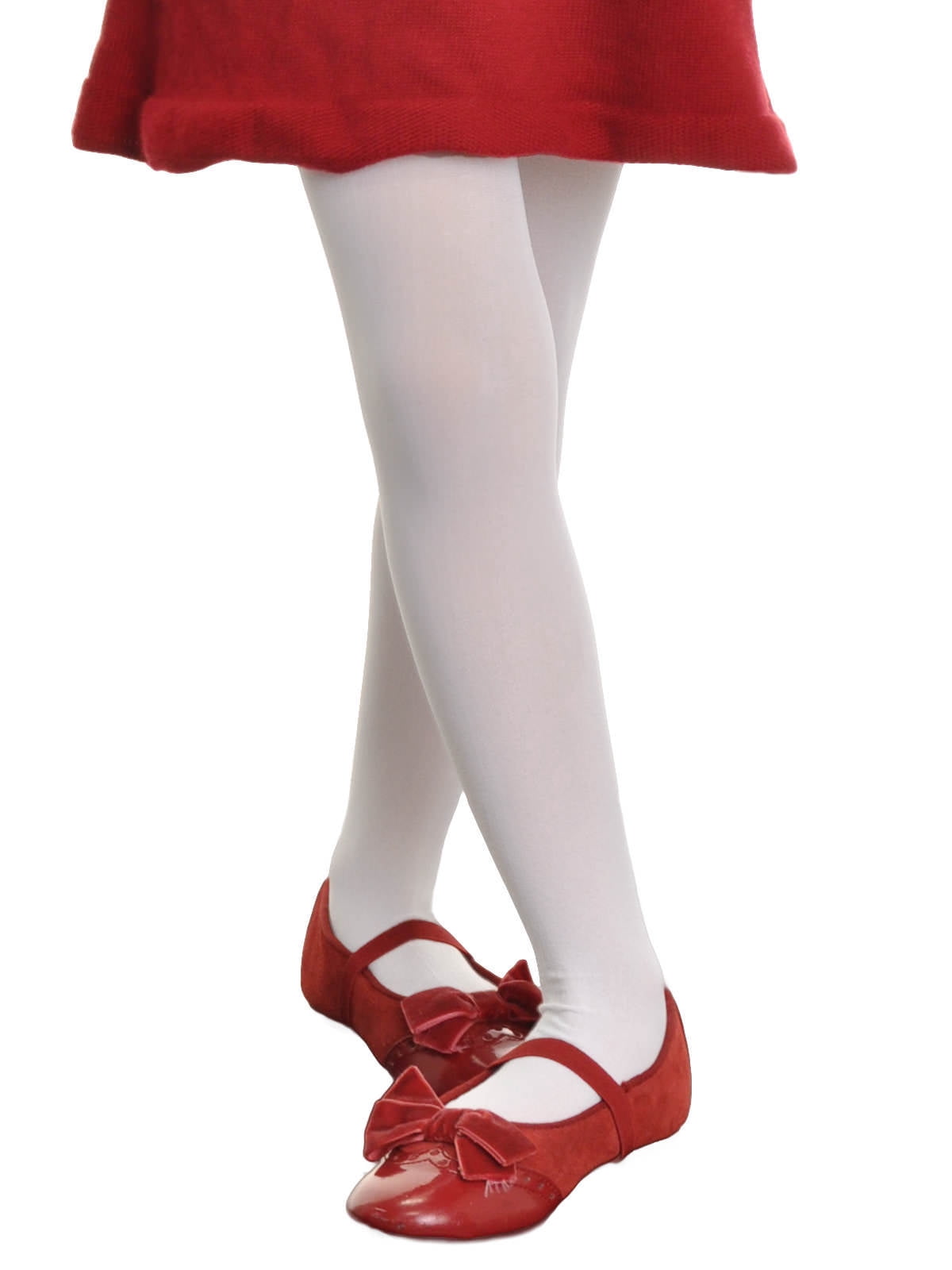 Angelina Girls Opaque Footed Ballet Tights (6-Pack) - Walmart.com