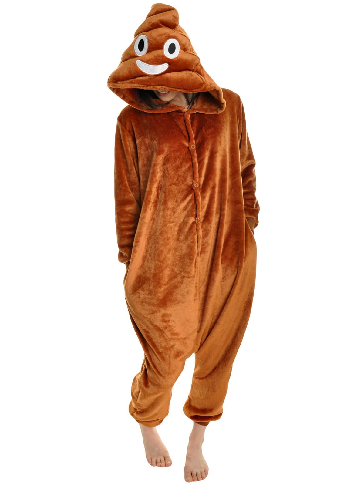 Angelina Unisex Plush Poop One-Piece Novelty Sleep/Lounge Wear (1-Pack ...