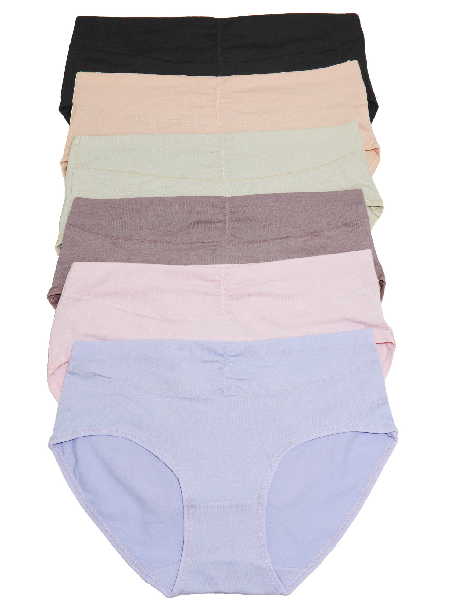 Angelina Classic Mid-Rise Briefs (6-Pack) - Walmart.com