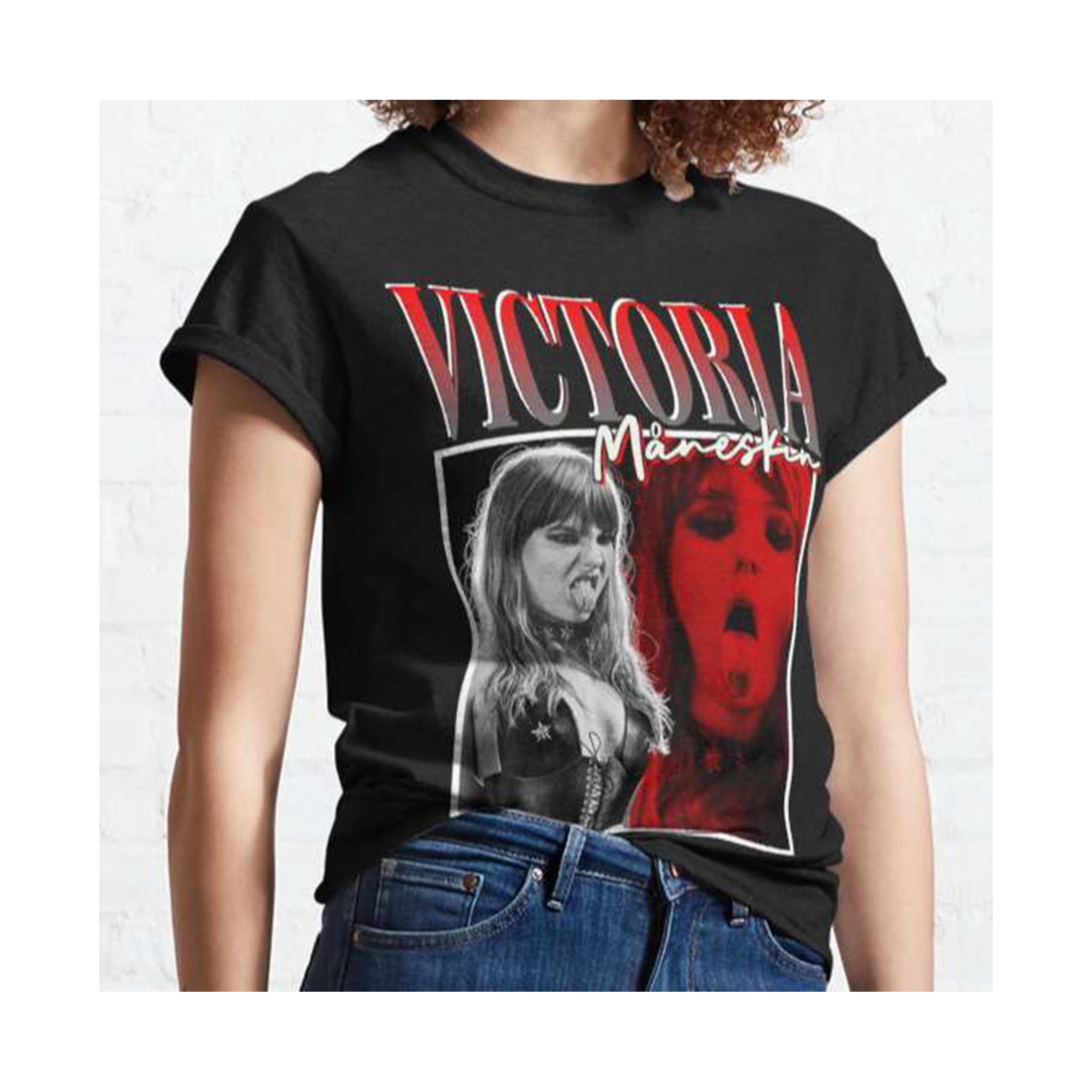 Angelis Maneskin T Shirt Music Singer - Walmart.com