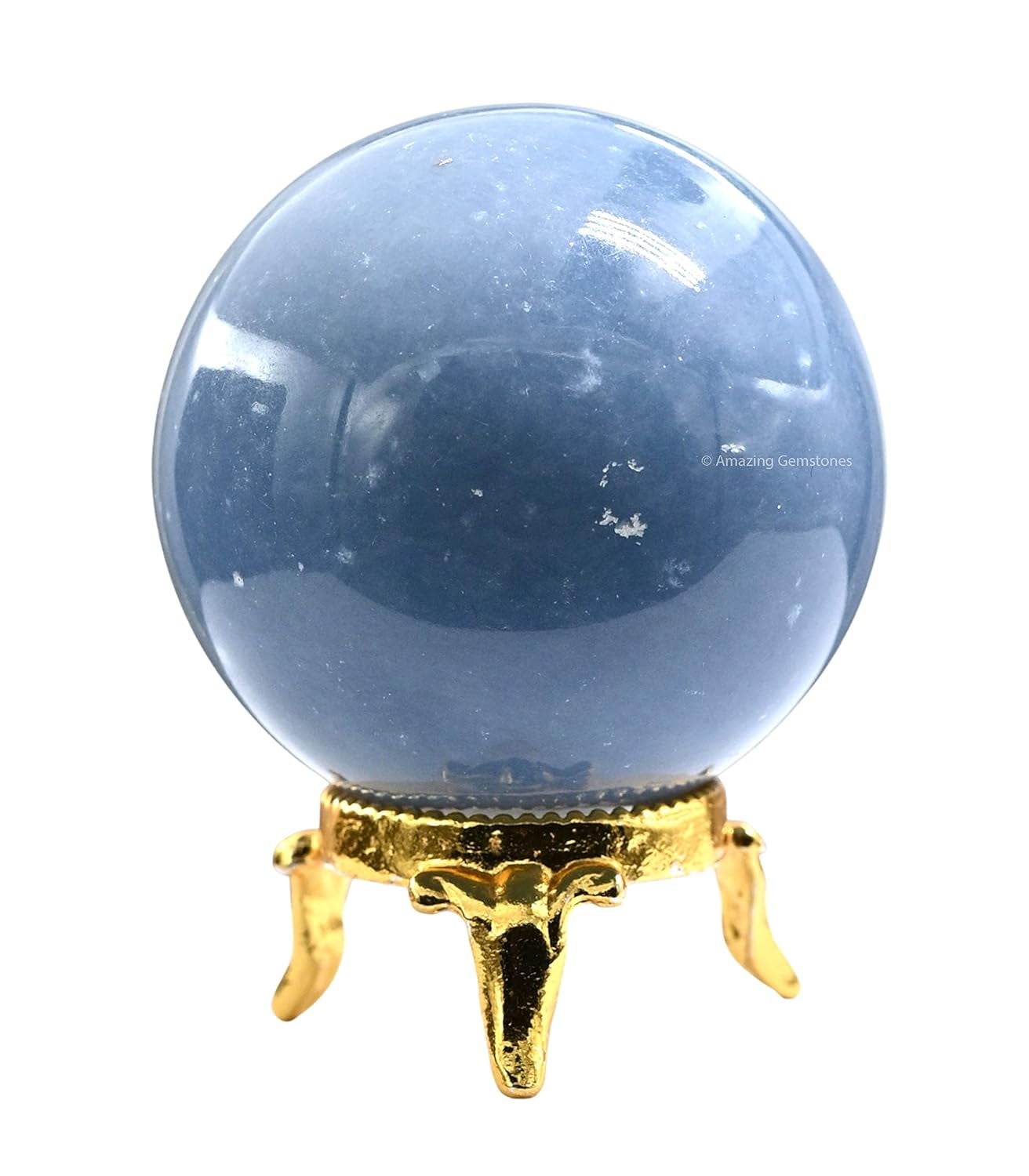 Angelite Crystal Ball Sphere 2" Inches - Walmart.com