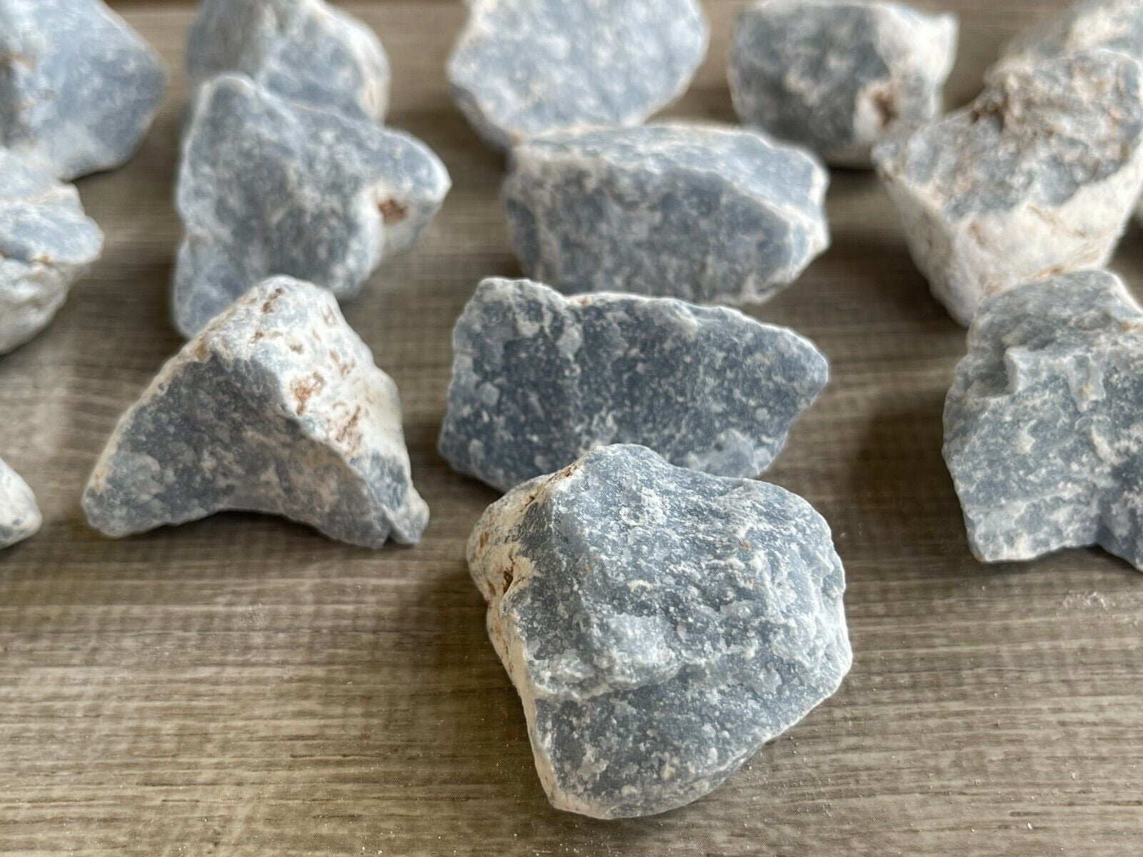 Angelite Raw Natural Stone, 1-2 Inch Rough Angelite - Walmart.com