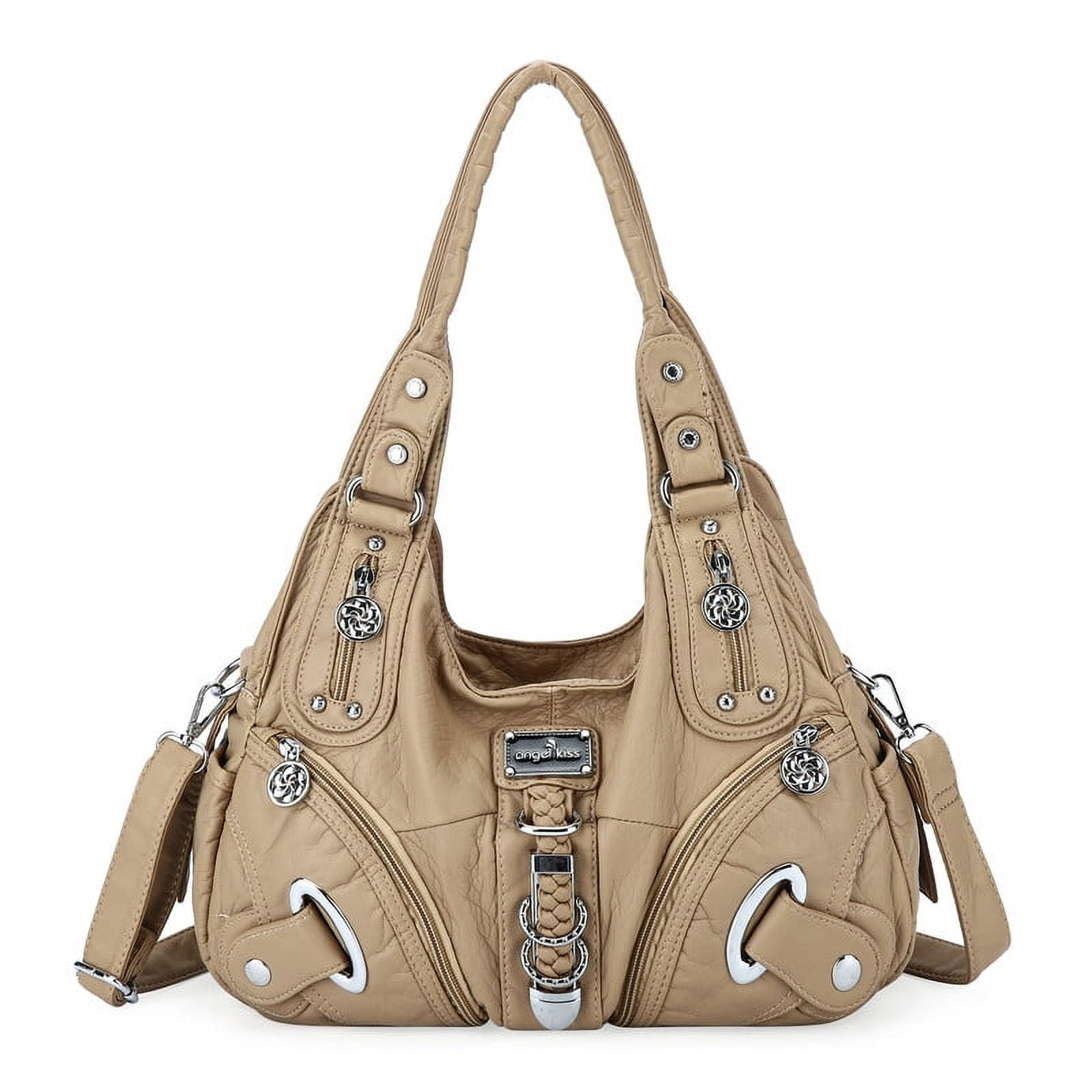 Angelkiss Hobo Shouder Purses for Women Crossbody Bag with Adjustable ...