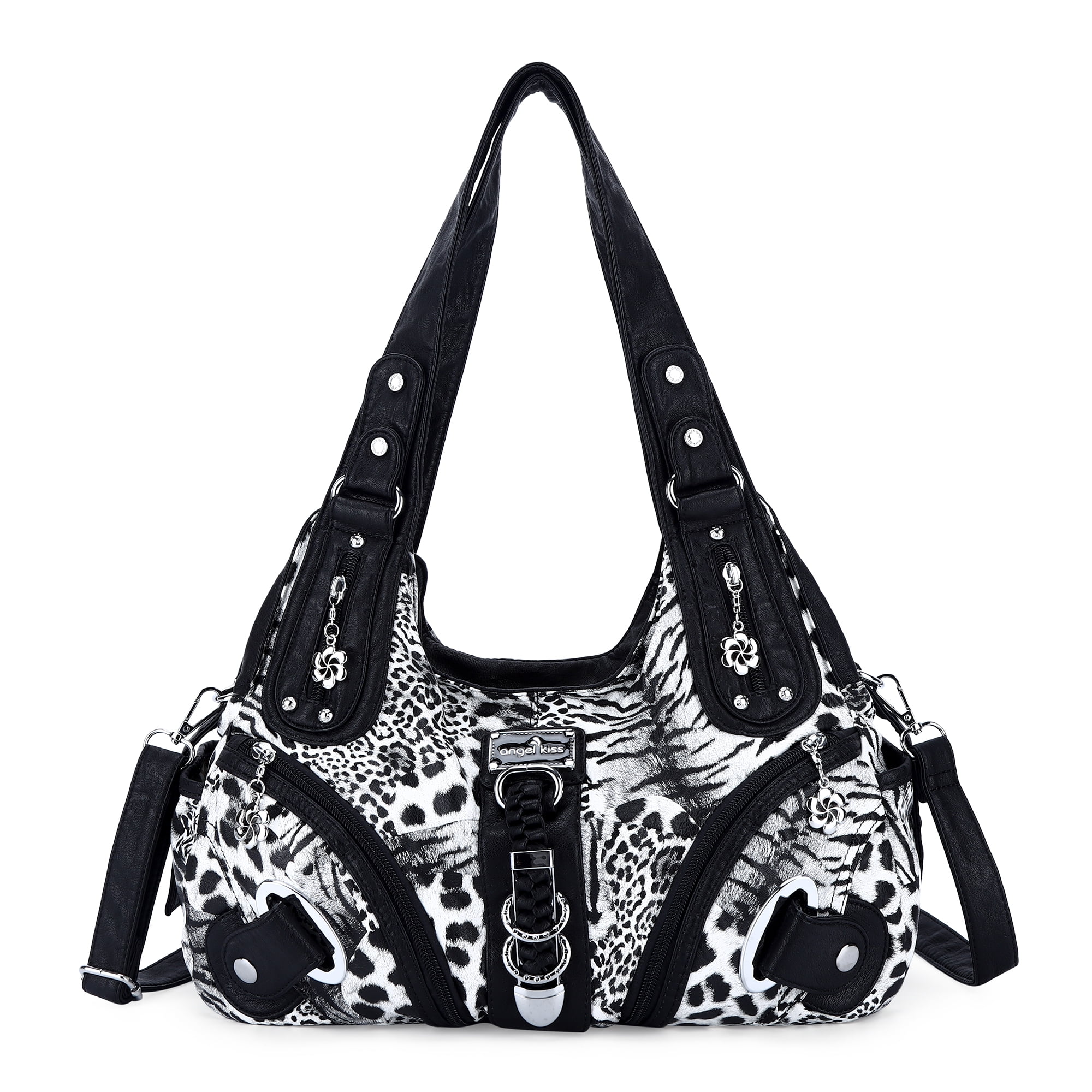 Angelkiss Hobo Shouder Purses for Women Crossbody Bag with Adjustable ...