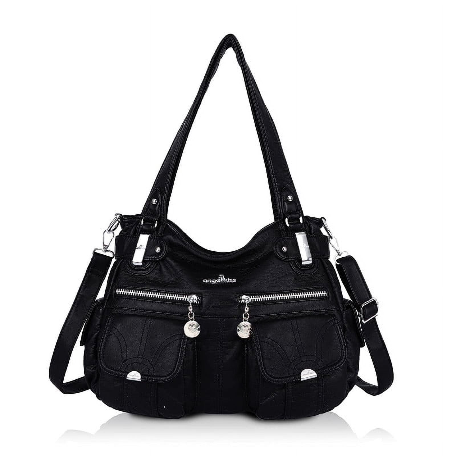 Angelkiss Women's Handbag Single Shoulder Bag with Detachable Strap ...