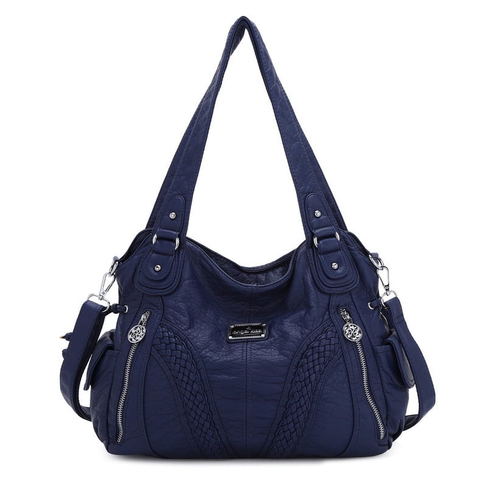 Angelkiss Women's satchel handbag Flexible multiple pockets with ...