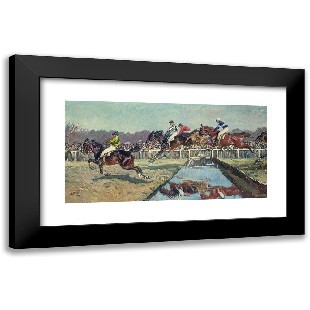 Angelo Jank 24x14 Black Modern Framed Museum Art Print Titled - A Day ...