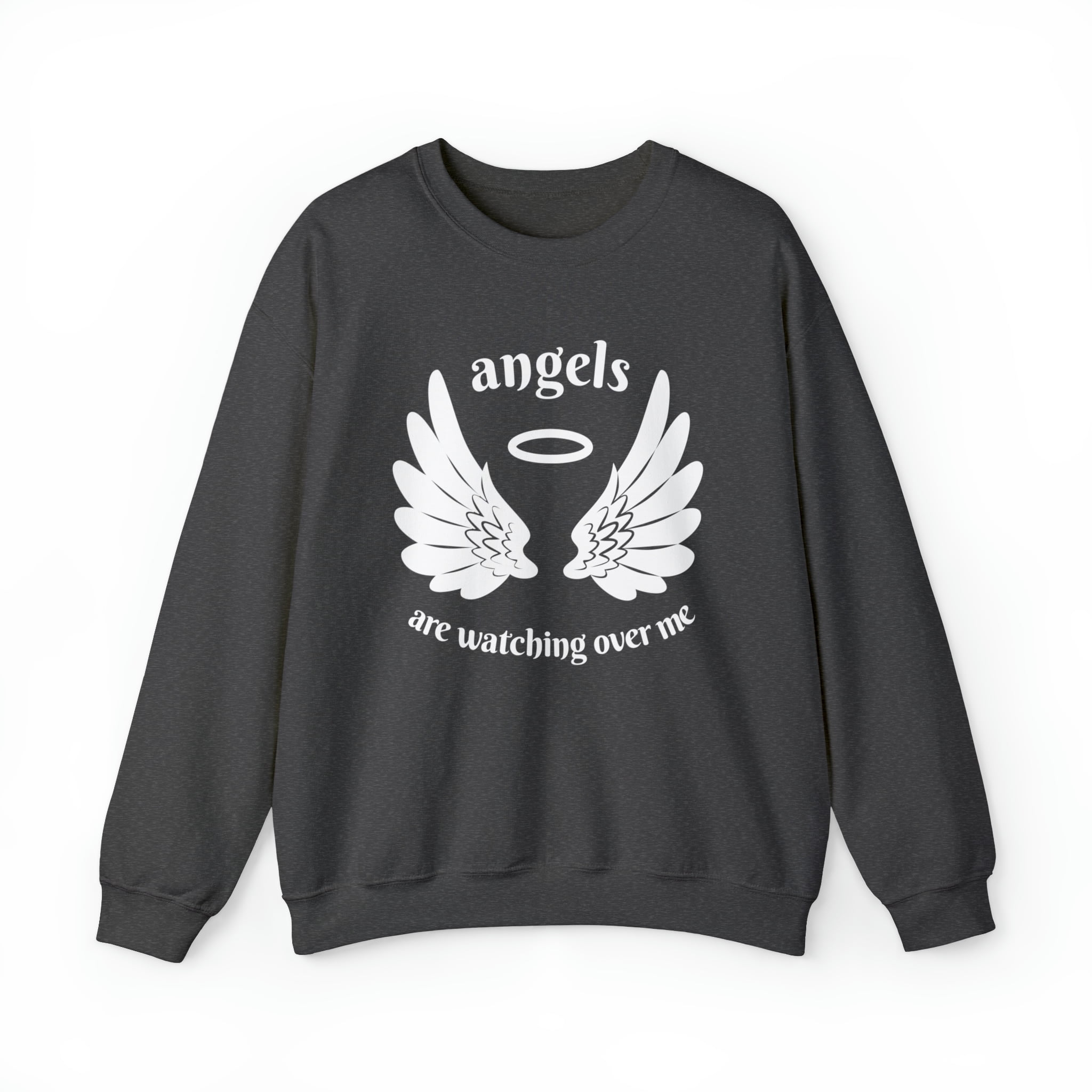 Angels Are Watching Over Me Crewneck Sweatshirt - Non Hooded - Walmart ...