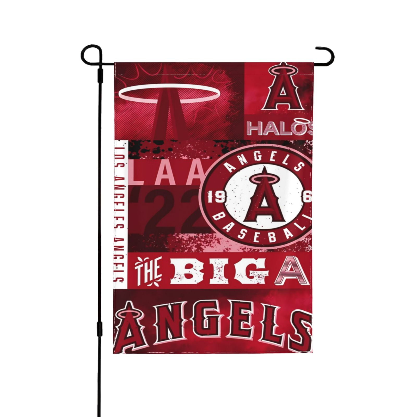 Angels Baseball Team Garden Flag Indoor and Outdoor Decorative Double ...