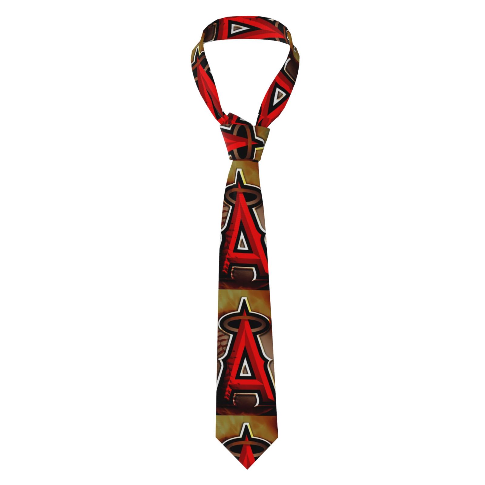 Angels Baseball Team Men'S Silk Ties, Team Game Day Fans Men'S Business ...