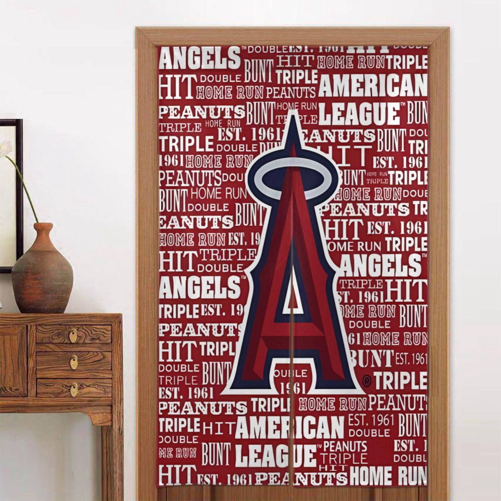 Angels Baseball team gate decoration banner, privacy blackout storm ...