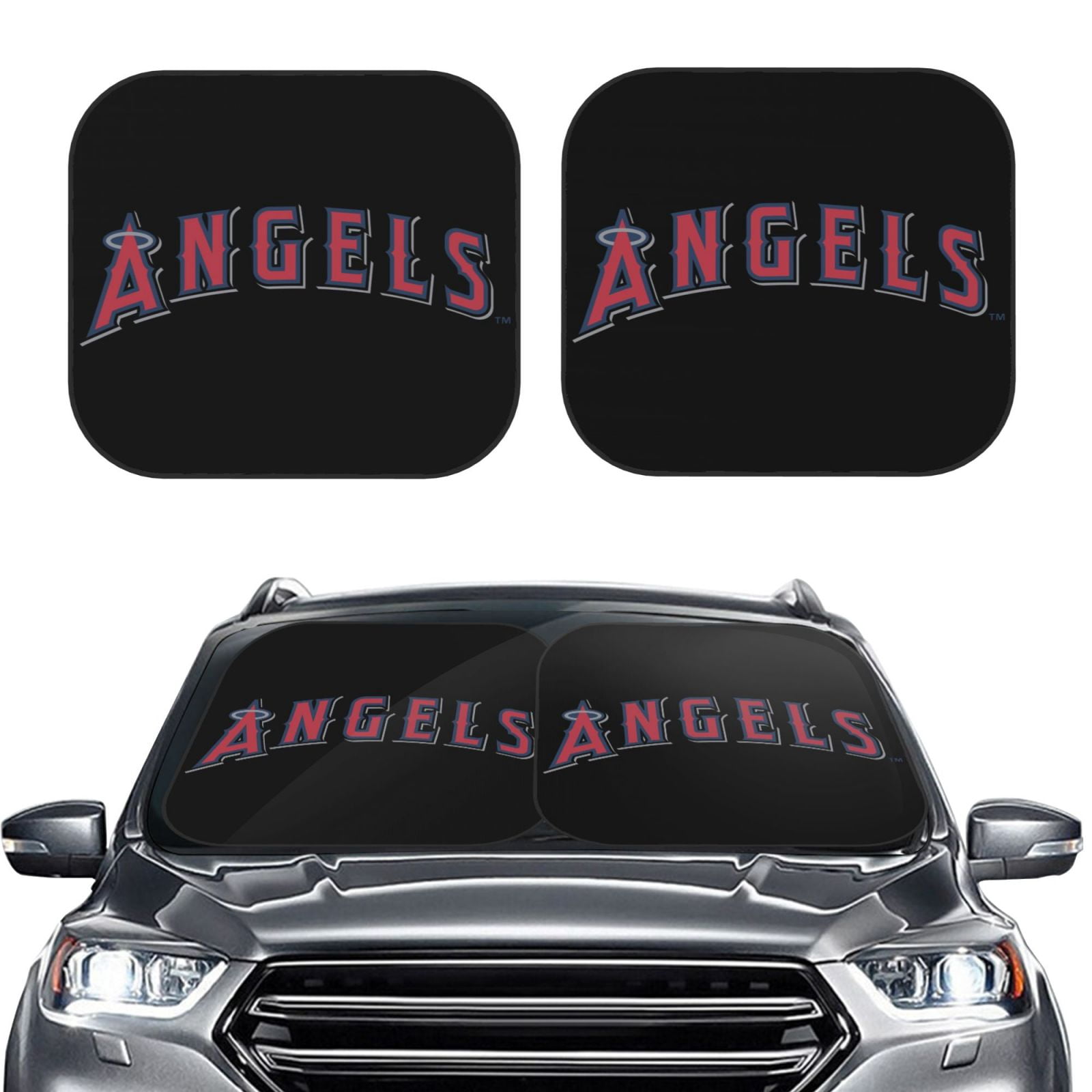 Angels Car Windshield Sun Shade Foldable Front Windshield Shade for Sun ...