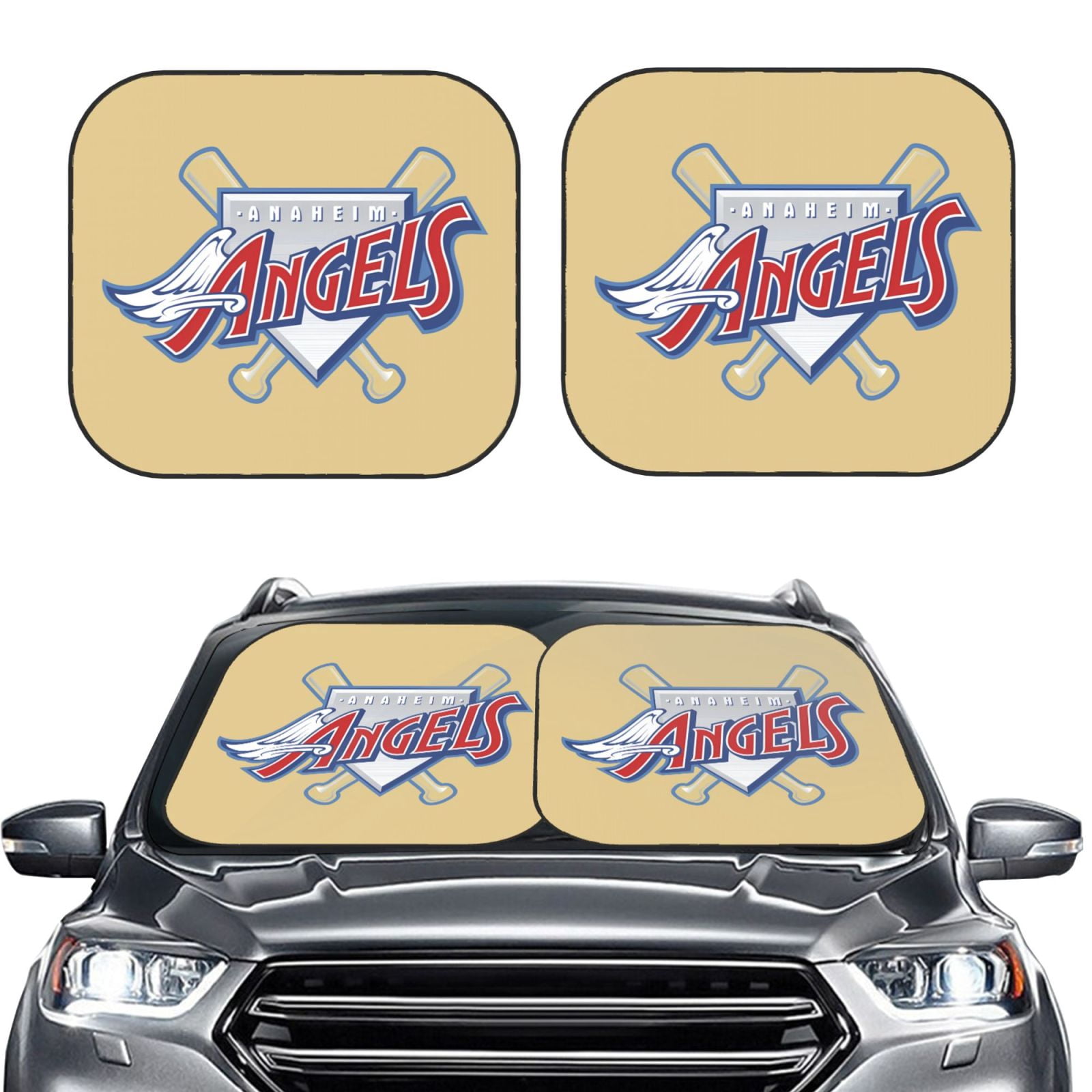 Angels Car Windshield Sun Shade Foldable Front Windshield Shade for Sun ...