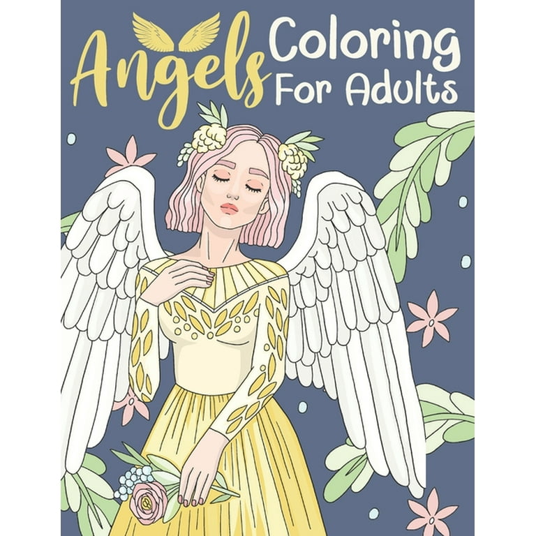 adult angel coloring pages