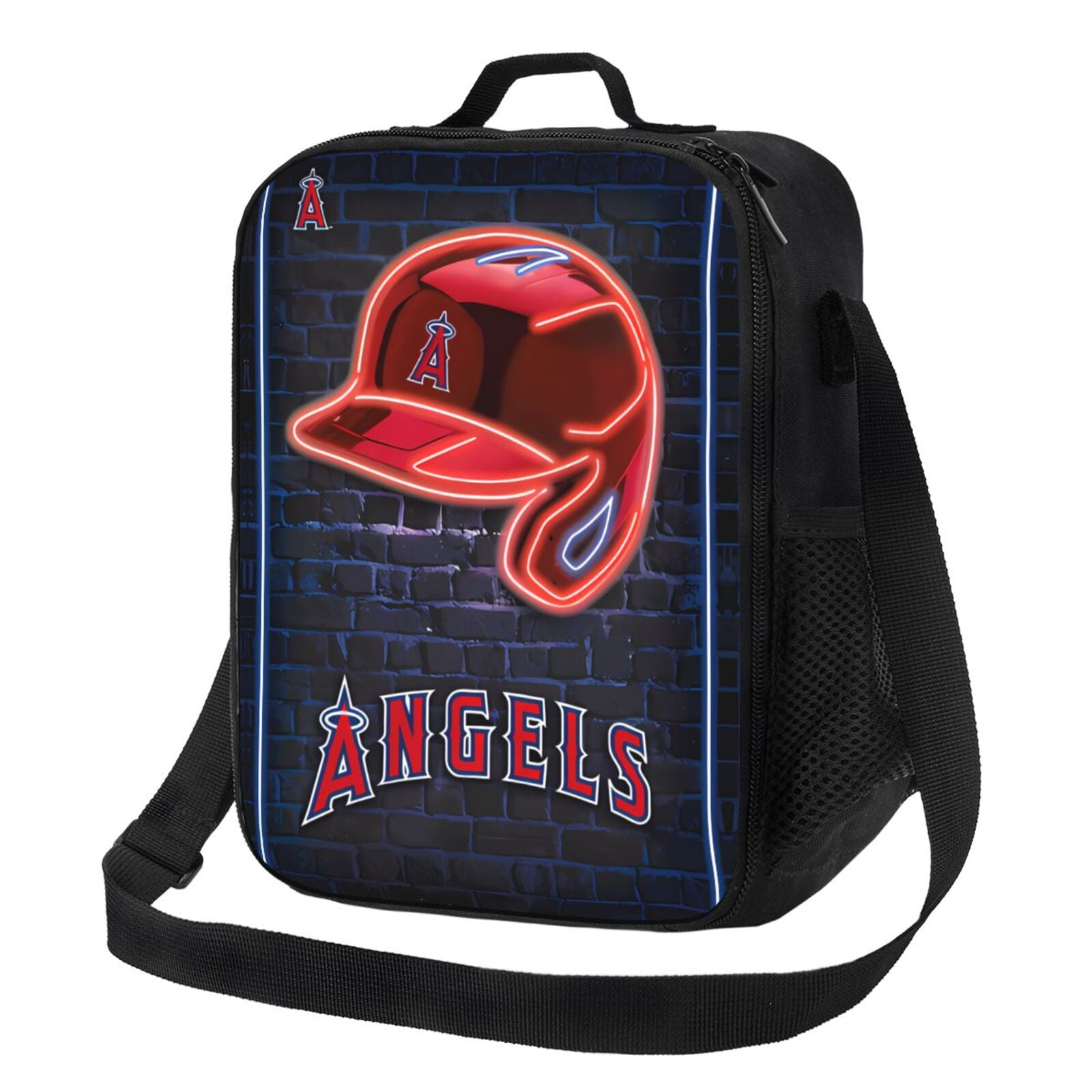 Angels Custom Campus One Shoulder Insulated Lunch Bag Unisex Baseball ...