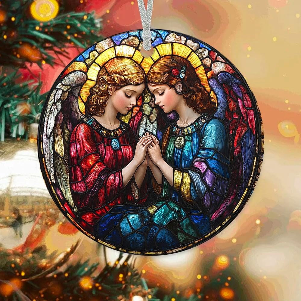 Angels Custom Ornaments 2025, Angels Ornament, Angels Christmas Hanging ...