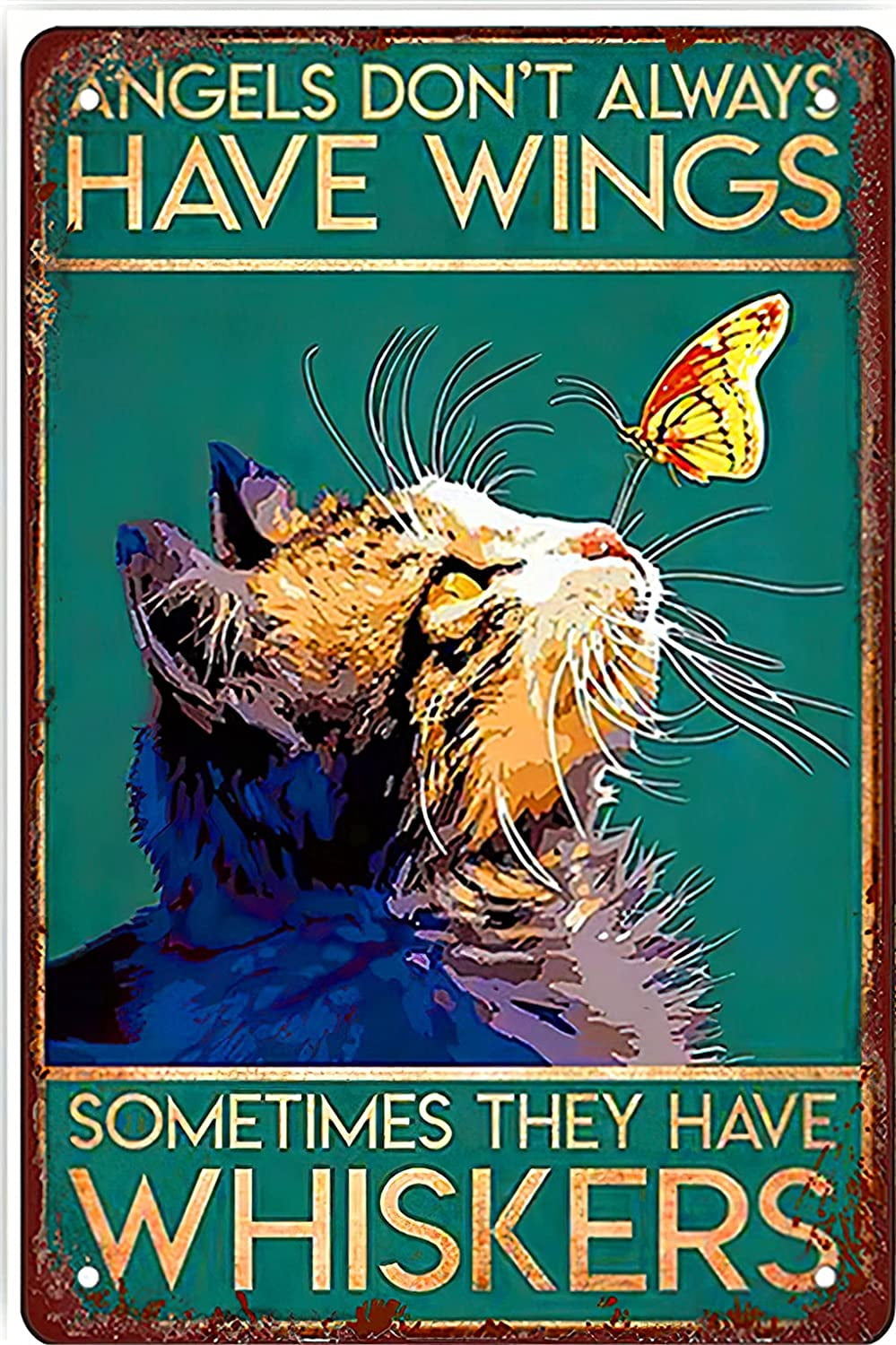 Angels Don’T Always Have Wings Sometimes They Have Whiskers Vintage ...