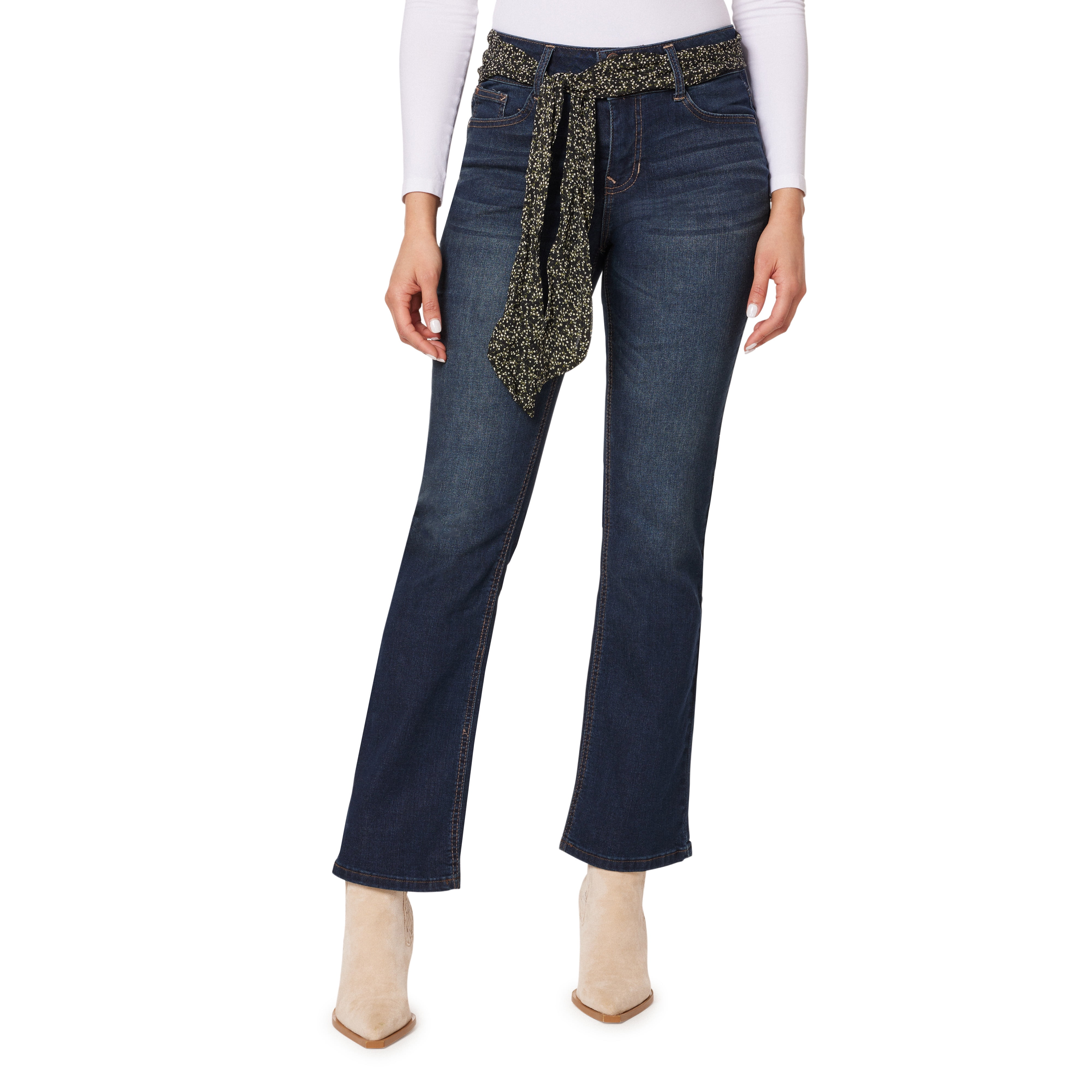 Angels Forever Young Women's Curvy Bootcut Jeans - Walmart.com